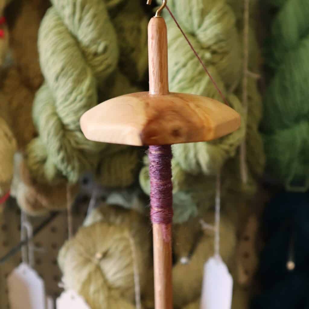 Homemade Drop Spindle / Top Whorl Spindle - Bryan Thompson - Weaving in ...